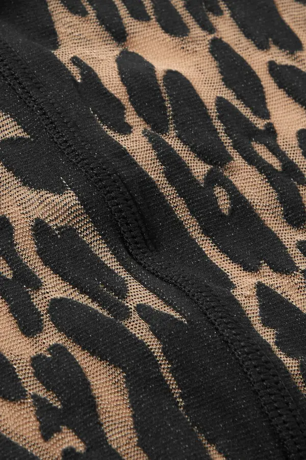 Wolford Josey 20 Denier Leopard-print Tights - Animal Print