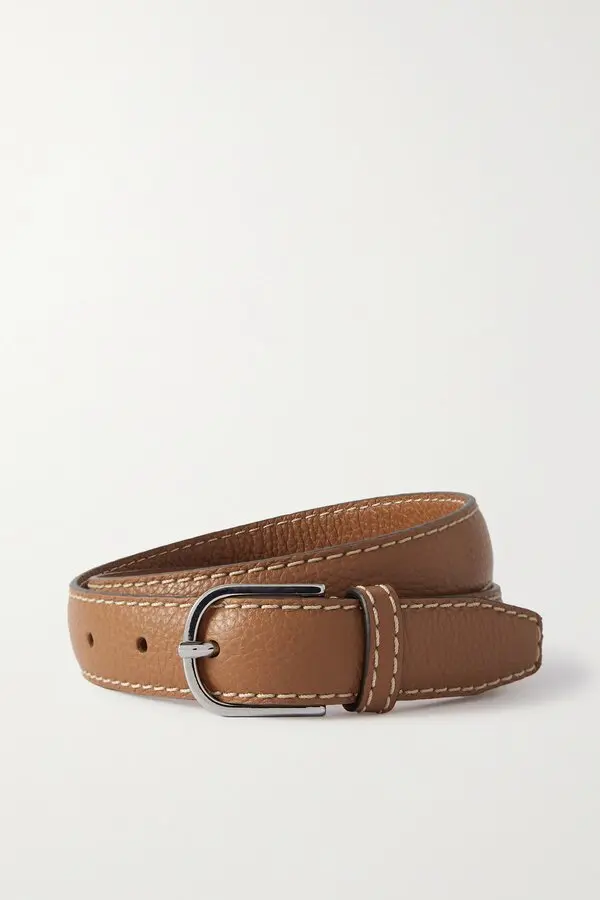 TOTEME Leather Belt - Brown