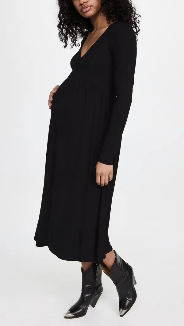 Hatch The Softest Rib Nursing Dress