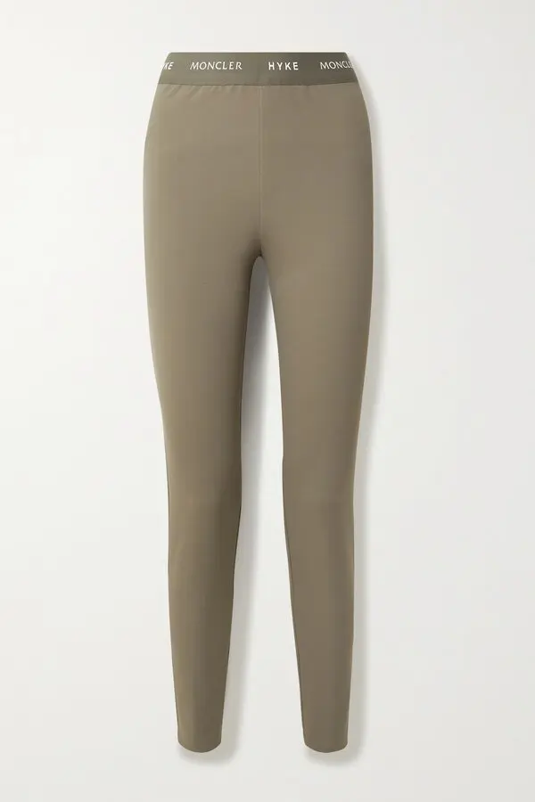 Moncler Hyke Tech-jersey Leggings