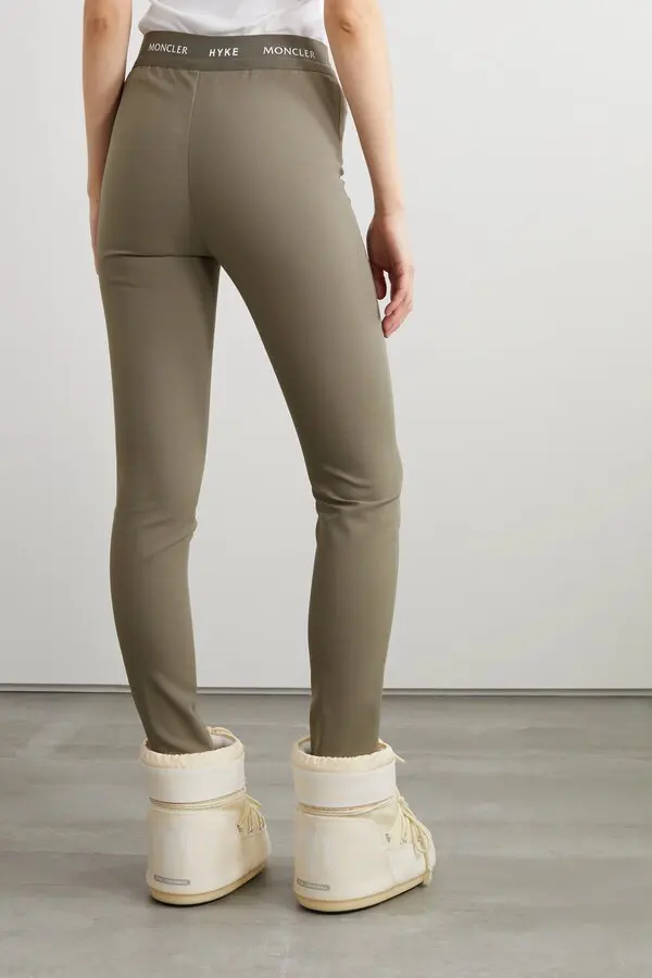 Moncler Hyke Tech-jersey Leggings