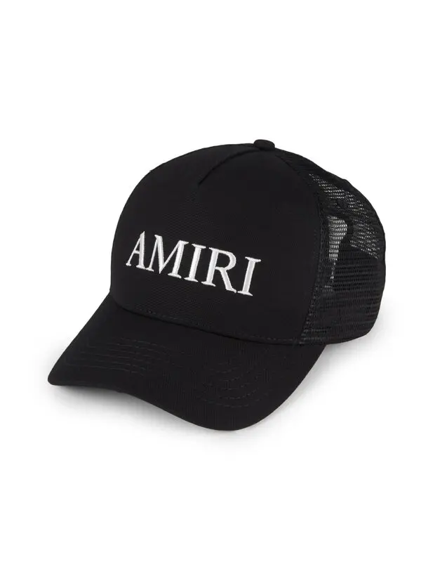 Amiri Core Logo Trucker Hat - Black