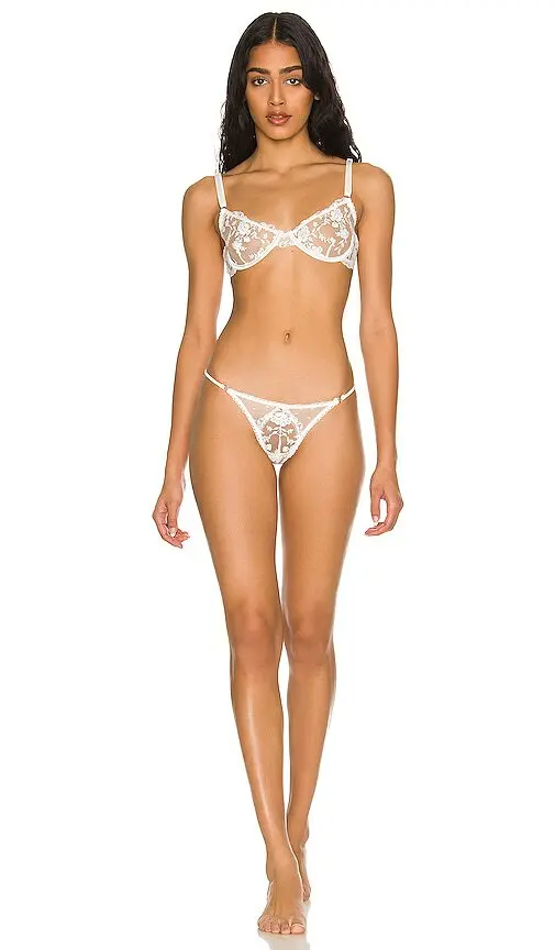 KAT THE LABEL Nicolette Underwire Bra - White