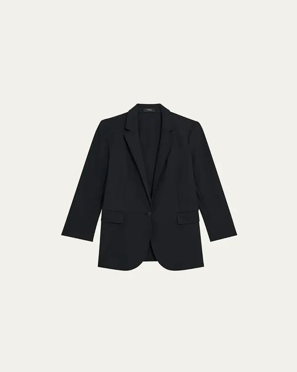 Theory Precision Ponte Boyfriend Blazer