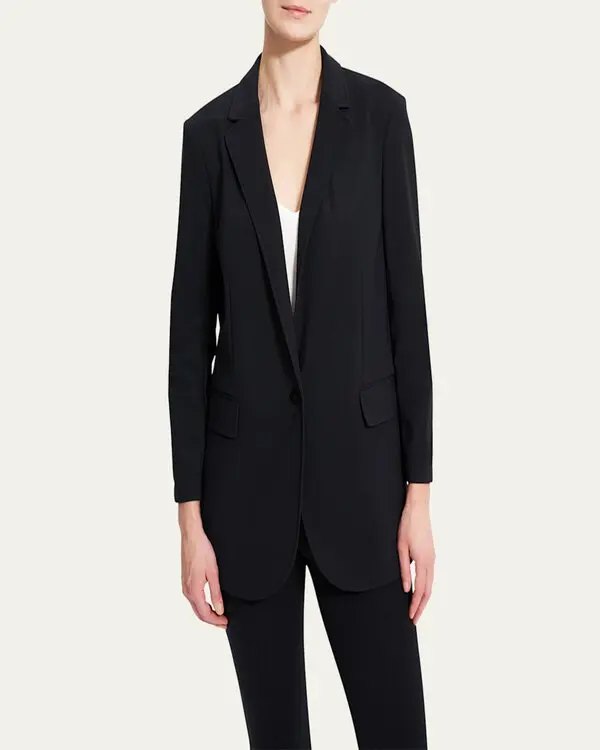 Theory Precision Ponte Boyfriend Blazer