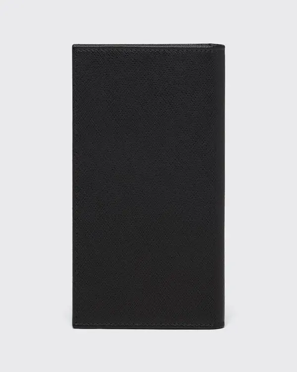 Prada Saffiano Leather Passport Cover - F0002 Nero