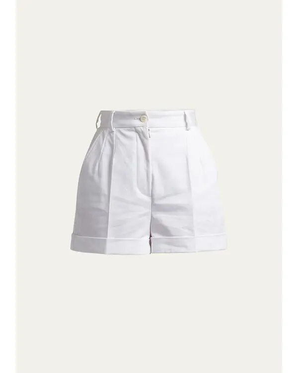 Dolce & Gabbana High-rise Gabardine Shorts