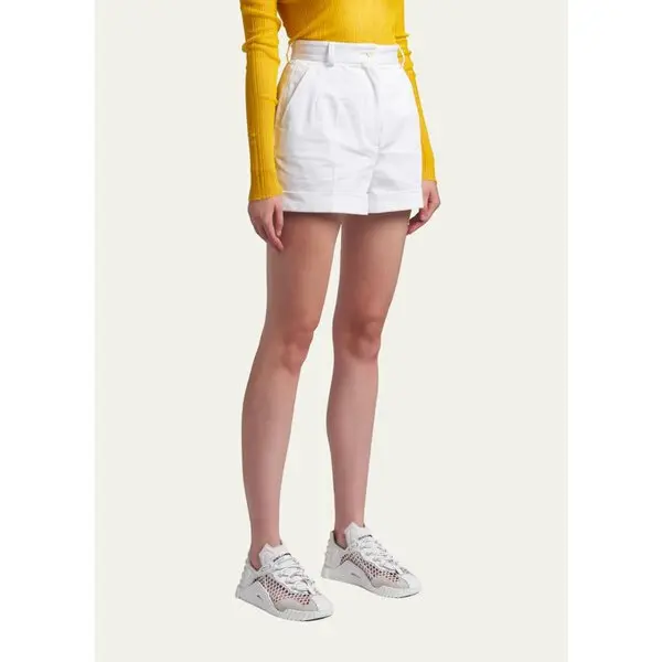 Dolce & Gabbana High-rise Gabardine Shorts