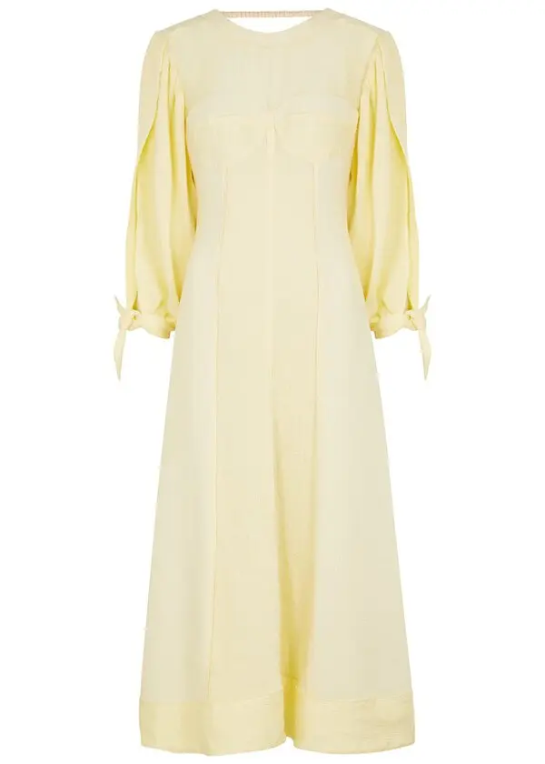 knee length dresses for ladies Prim Midi Dress