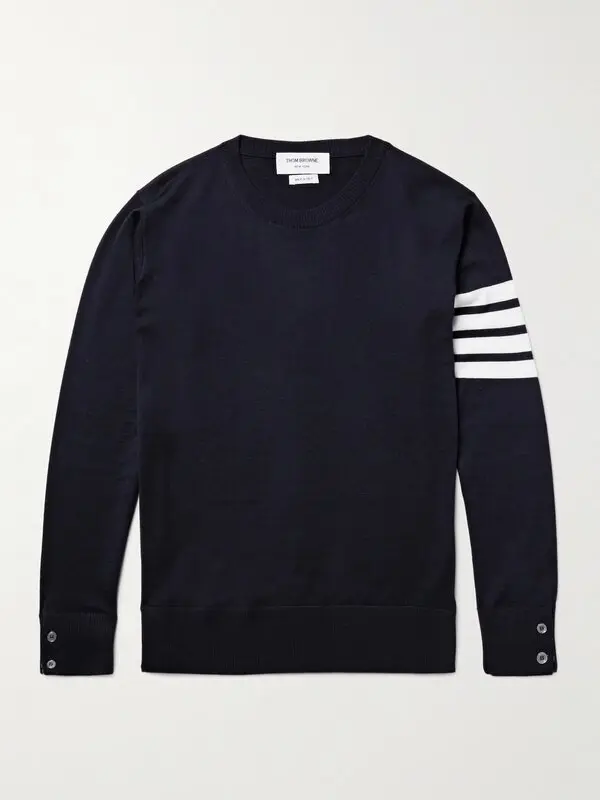 Thom Browne Striped Merino Wool Sweater