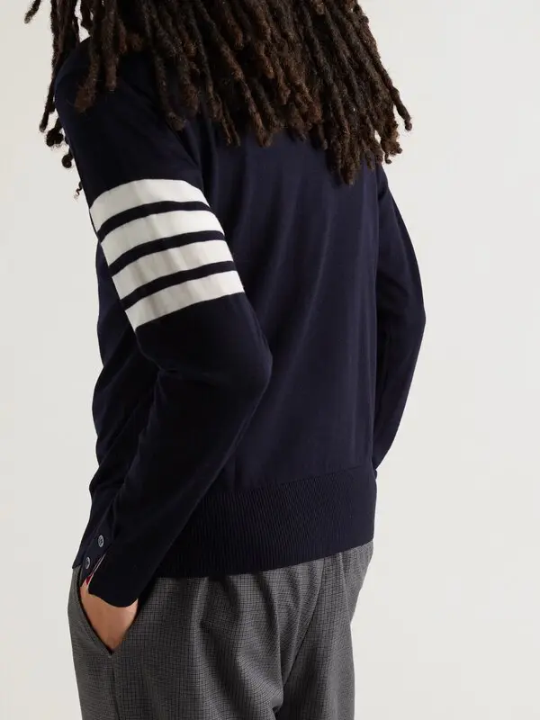 Thom Browne Striped Merino Wool Sweater