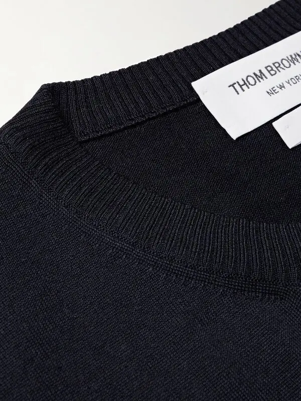 Thom Browne Striped Merino Wool Sweater