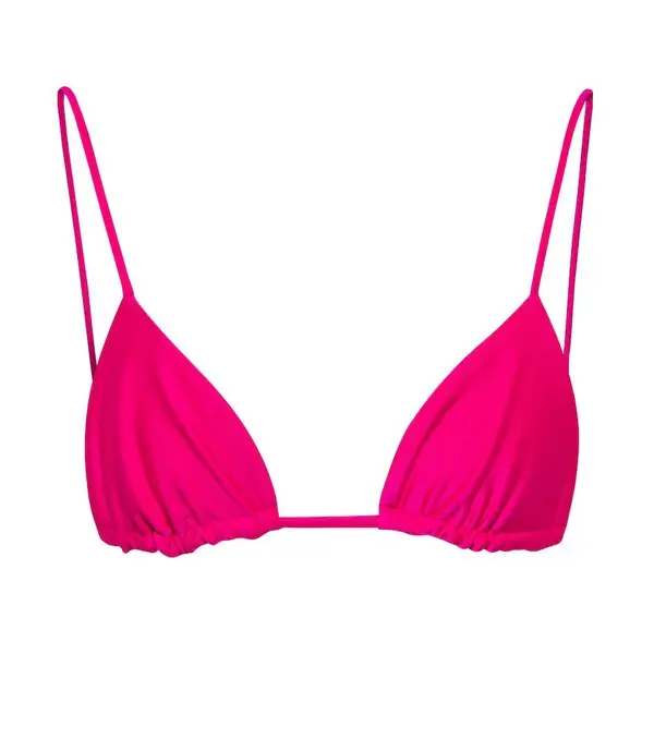Jade Swim Via Triangle Bikini Top - Pink