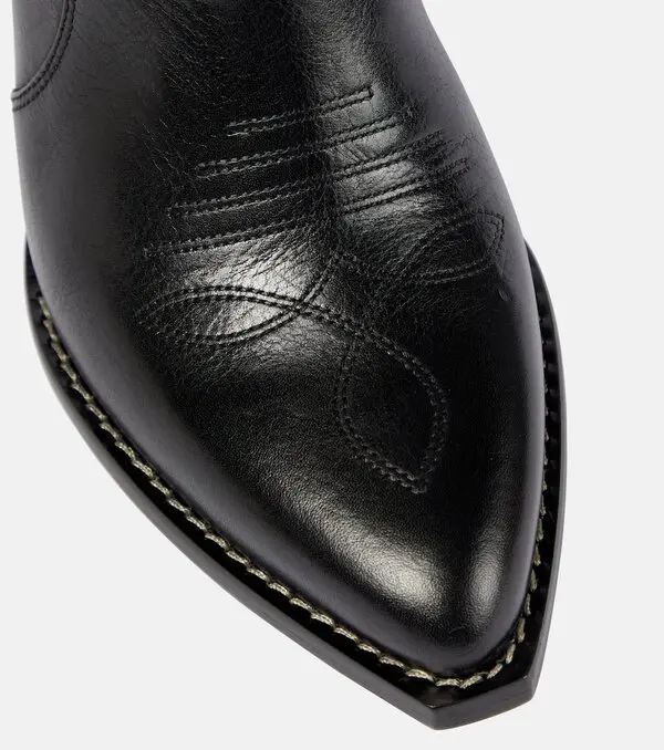 Isabel Marant Étoile Darizo Leather Ankle Boots - Black