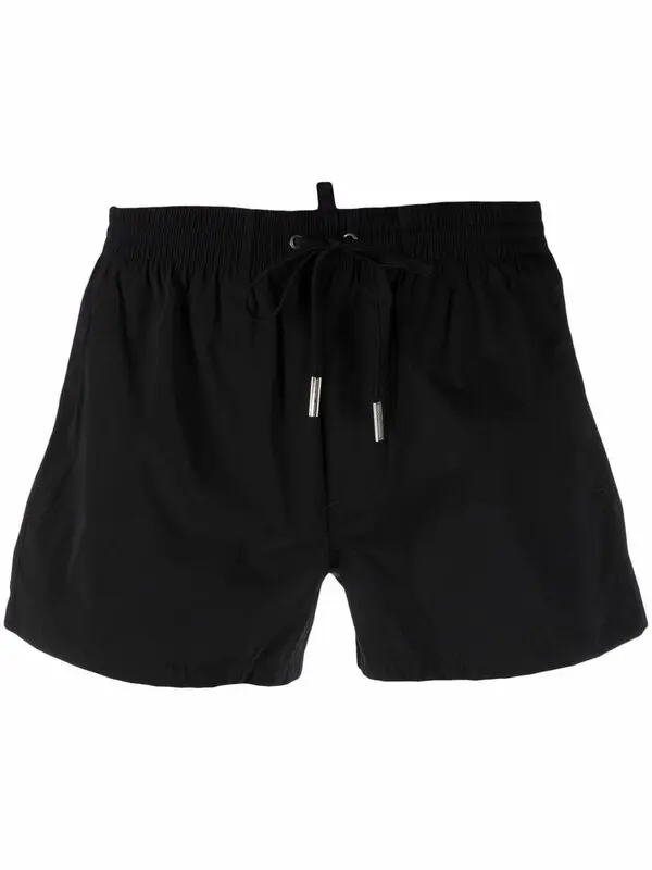 Dsquared2 Logo Print Swim Shorts - Black