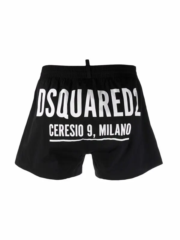 Dsquared2 Logo Print Swim Shorts