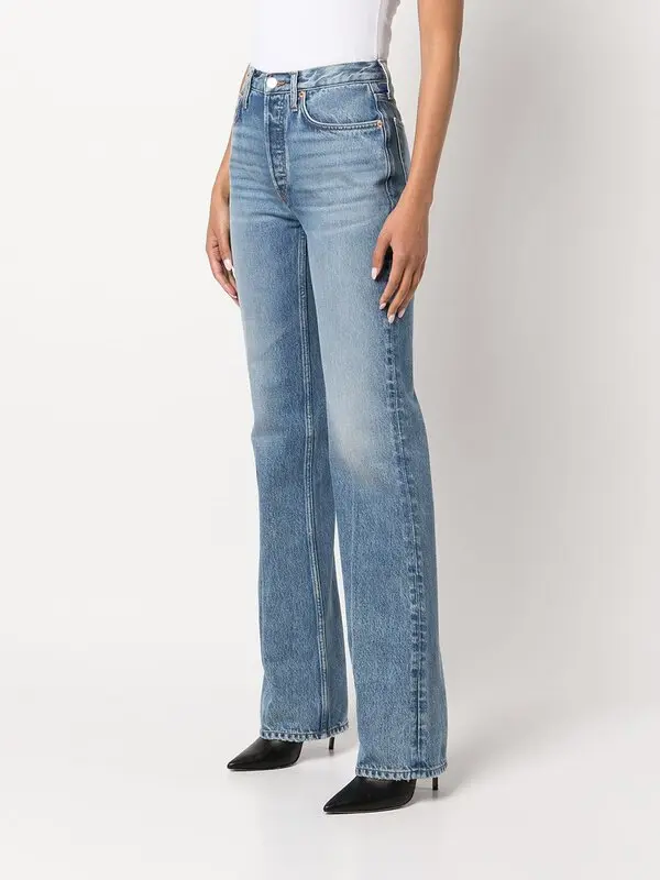 RE/DONE 70s Bootcut Whiskered Jeans