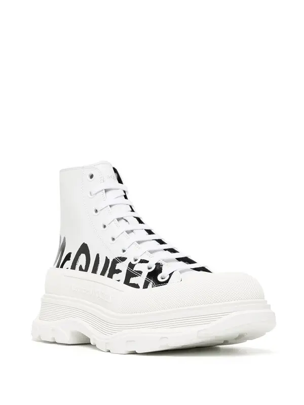 Alexander McQueen Tread Slick Sneakers - White