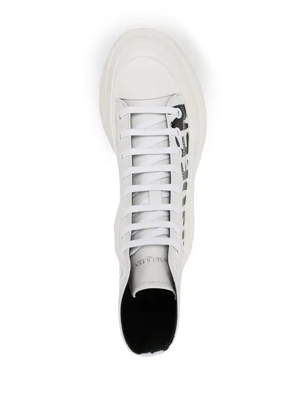 Alexander McQueen Tread Slick Sneakers - White