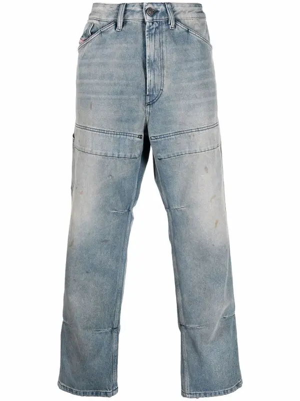 DIESEL® D-franky Straight Leg Jeans