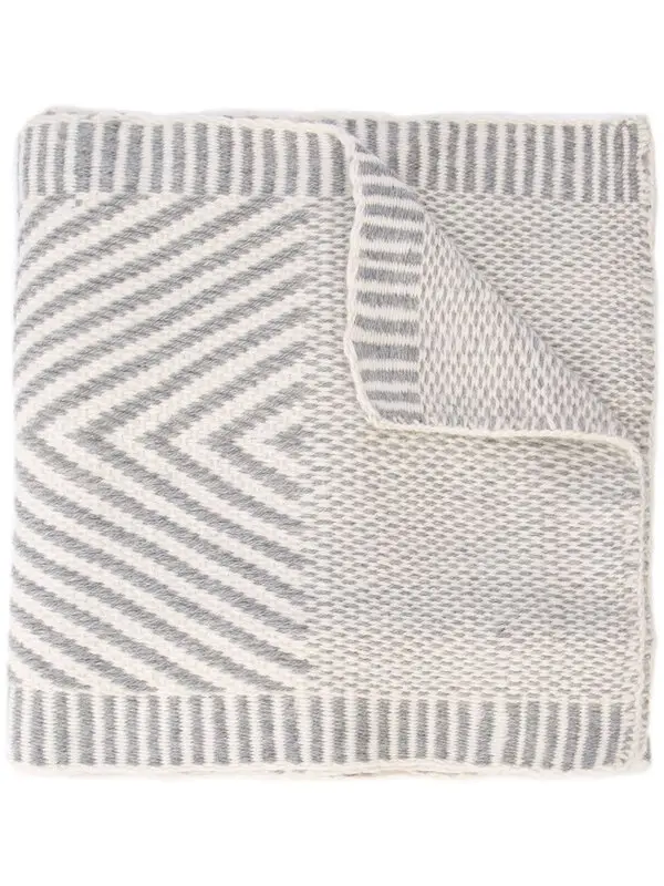 Voz Chevron Scarf - Grey