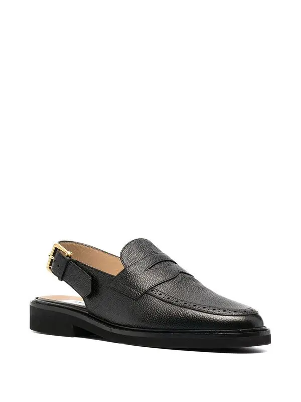 Thom Browne Buckled Slingback Loafers