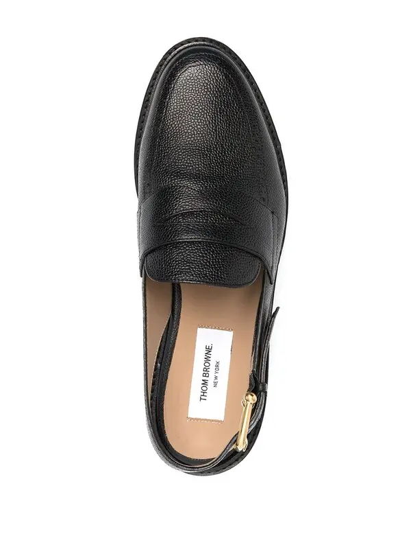 Thom Browne Buckled Slingback Loafers