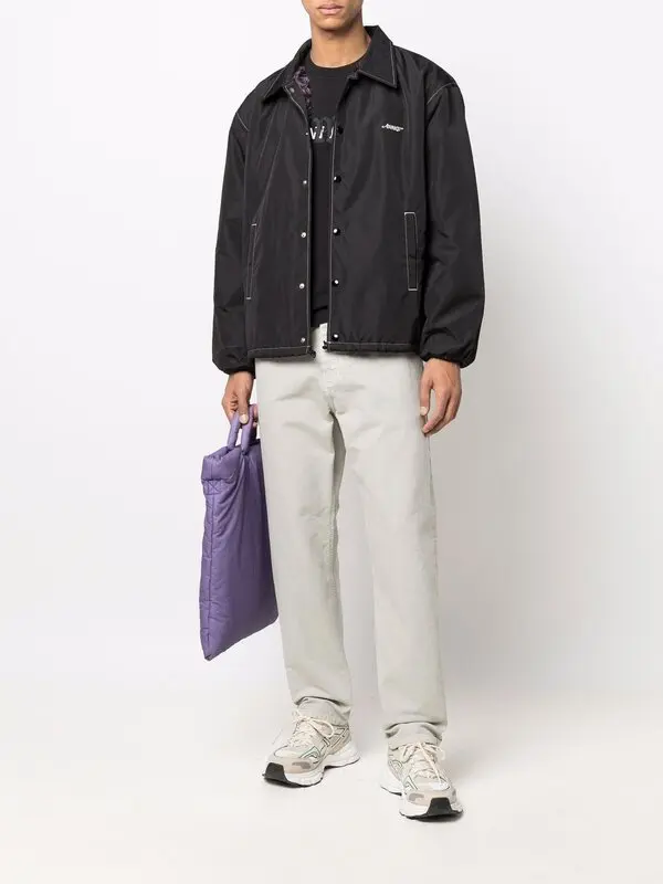 AWAKE NY Embroidered Long-sleeve Jacket - Black