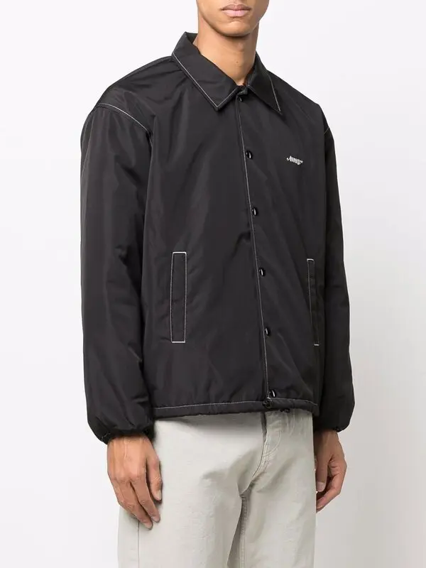 AWAKE NY Embroidered Long-sleeve Jacket - Black