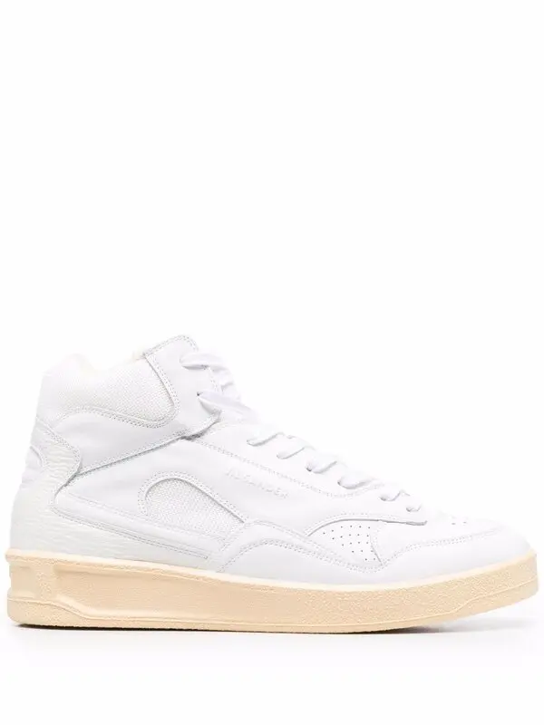 JIL SANDER Basket Hi Lace-up Sneakers
