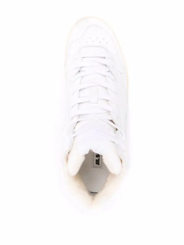 JIL SANDER Basket Hi Lace-up Sneakers