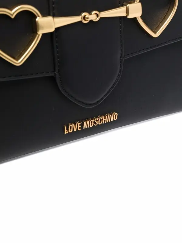 Moschino Heart-motif Chain Shoulder Bag