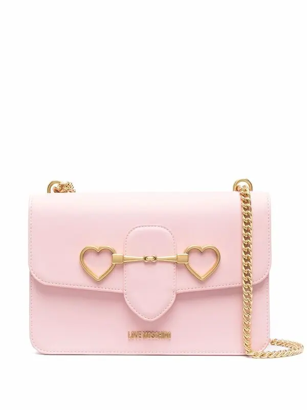 Moschino Heart Detail Shoulder Bag