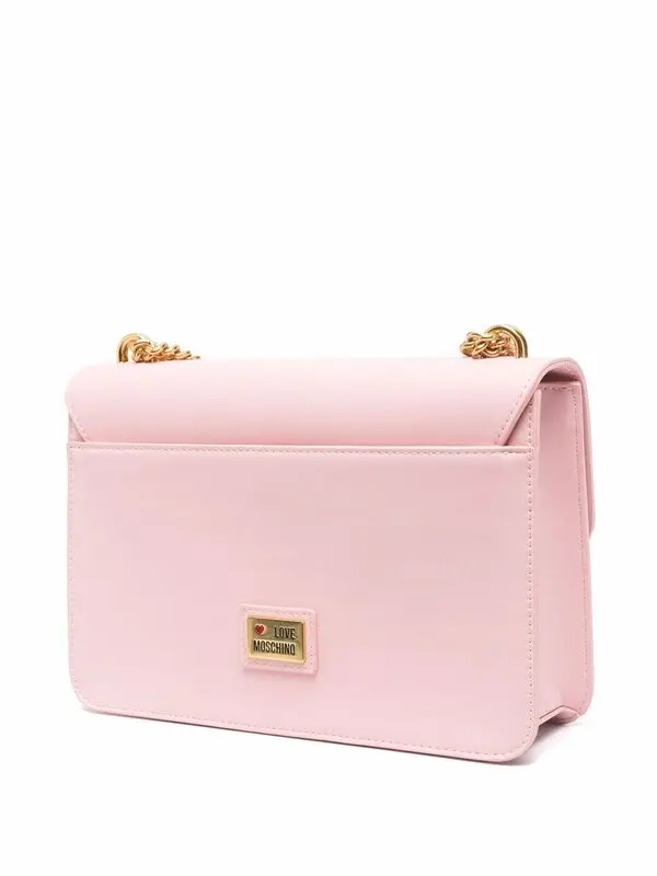 Moschino Heart Detail Shoulder Bag