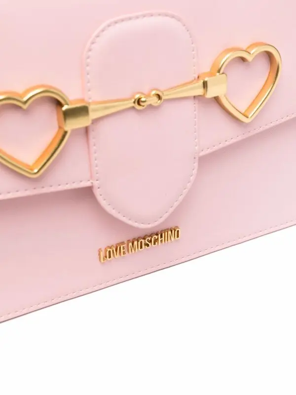 Moschino Heart Detail Shoulder Bag
