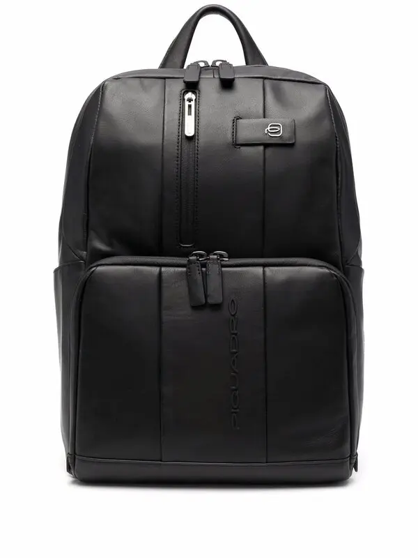 PIQUADRO Urban Panelled Backpack - Black