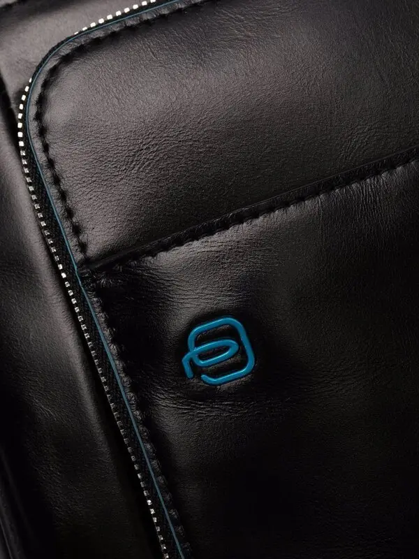 PIQUADRO Contrast-stitching Leather Work Bag