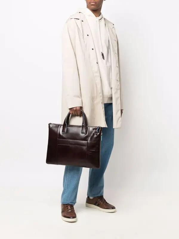 PIQUADRO Leather Briefcase