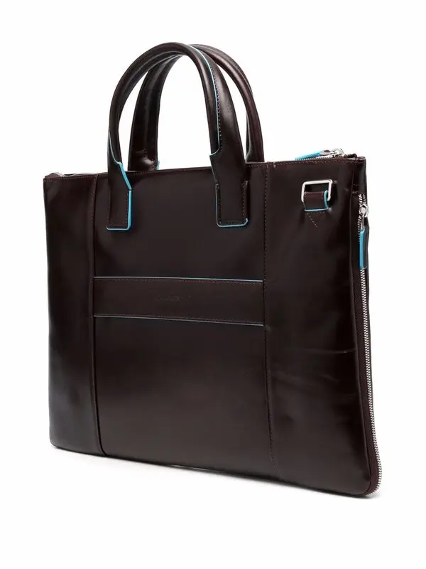 PIQUADRO Leather Briefcase