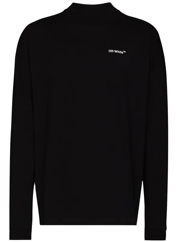 Off-White Caravaggio Arrow Long-sleeve T-shirt - Black