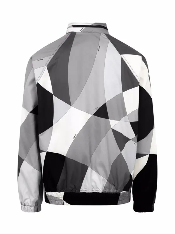 Supreme X Emilio Pucci Geometric-Print Sport Jacket - Black