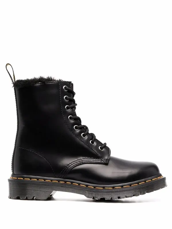 Dr. Martens 1460 Serena Atlas Lace-up Boots - Grey