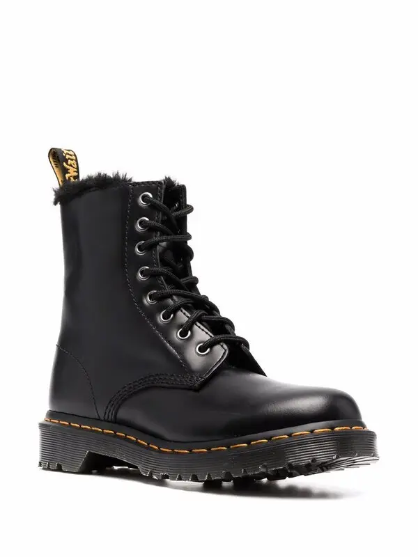 Dr. Martens 1460 Serena Atlas Lace-up Boots - Grey