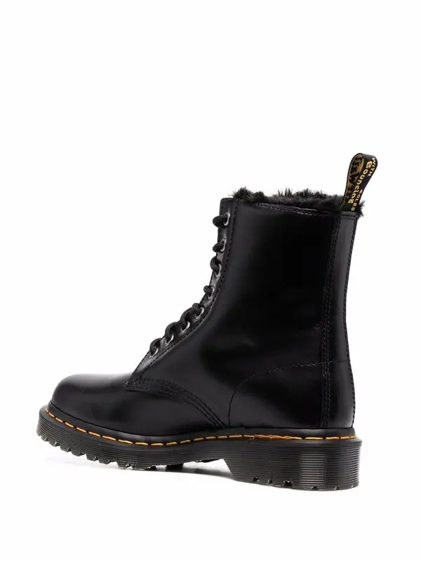 Dr. Martens 1460 Serena Atlas Lace-up Boots - Grey