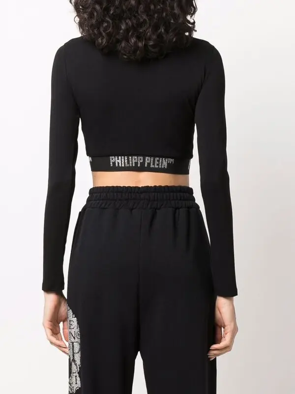Philipp Plein Logo Cotton Top