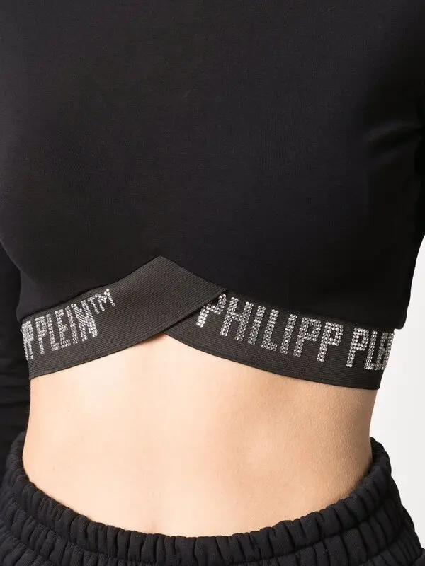 Philipp Plein Logo Cotton Top