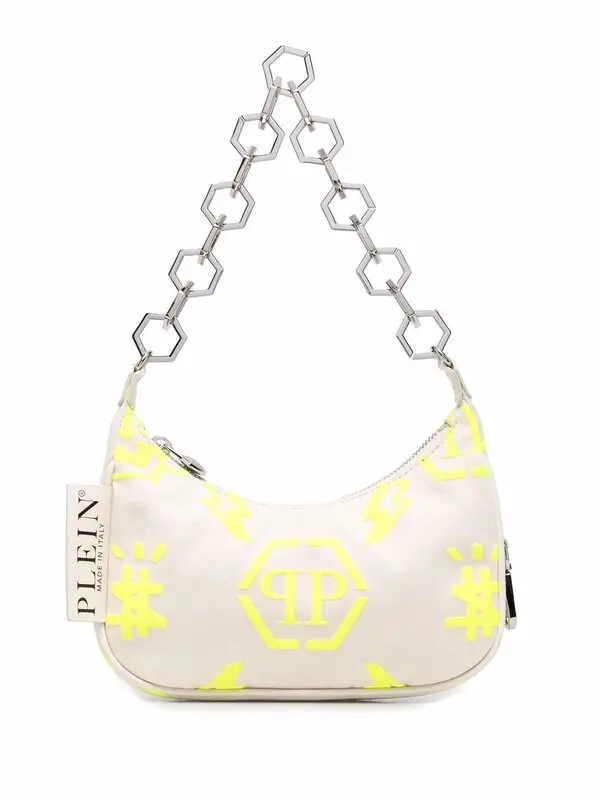 Philipp Plein Monogram Print Shoulder Bag