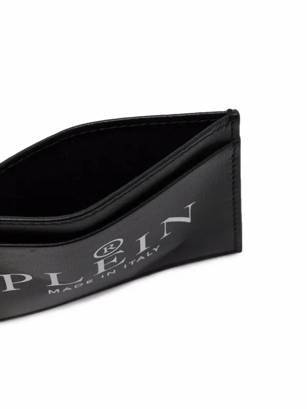 Philipp Plein Logo-print Leather Cardholder