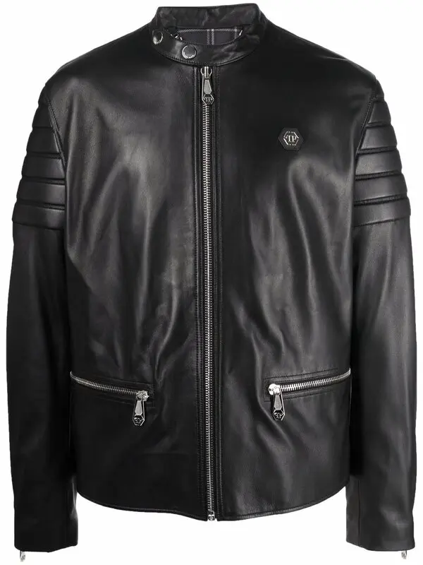 Philipp Plein Moto Jacket - Black