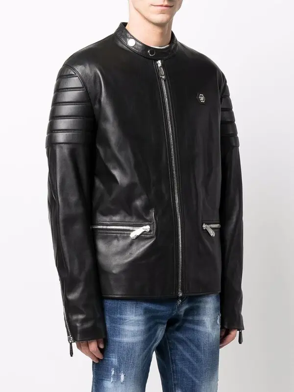 Philipp Plein Moto Jacket - Black